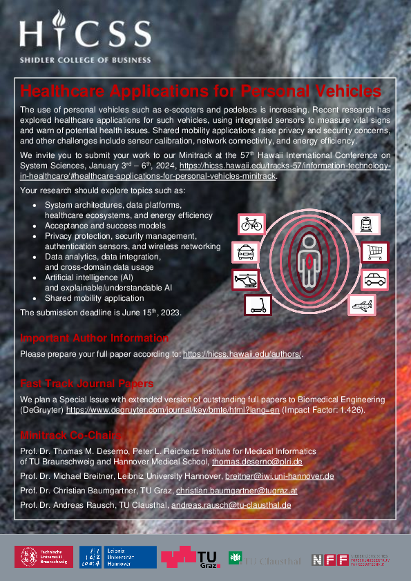 Call for paper: 57. Hawaii International Conference on System Science