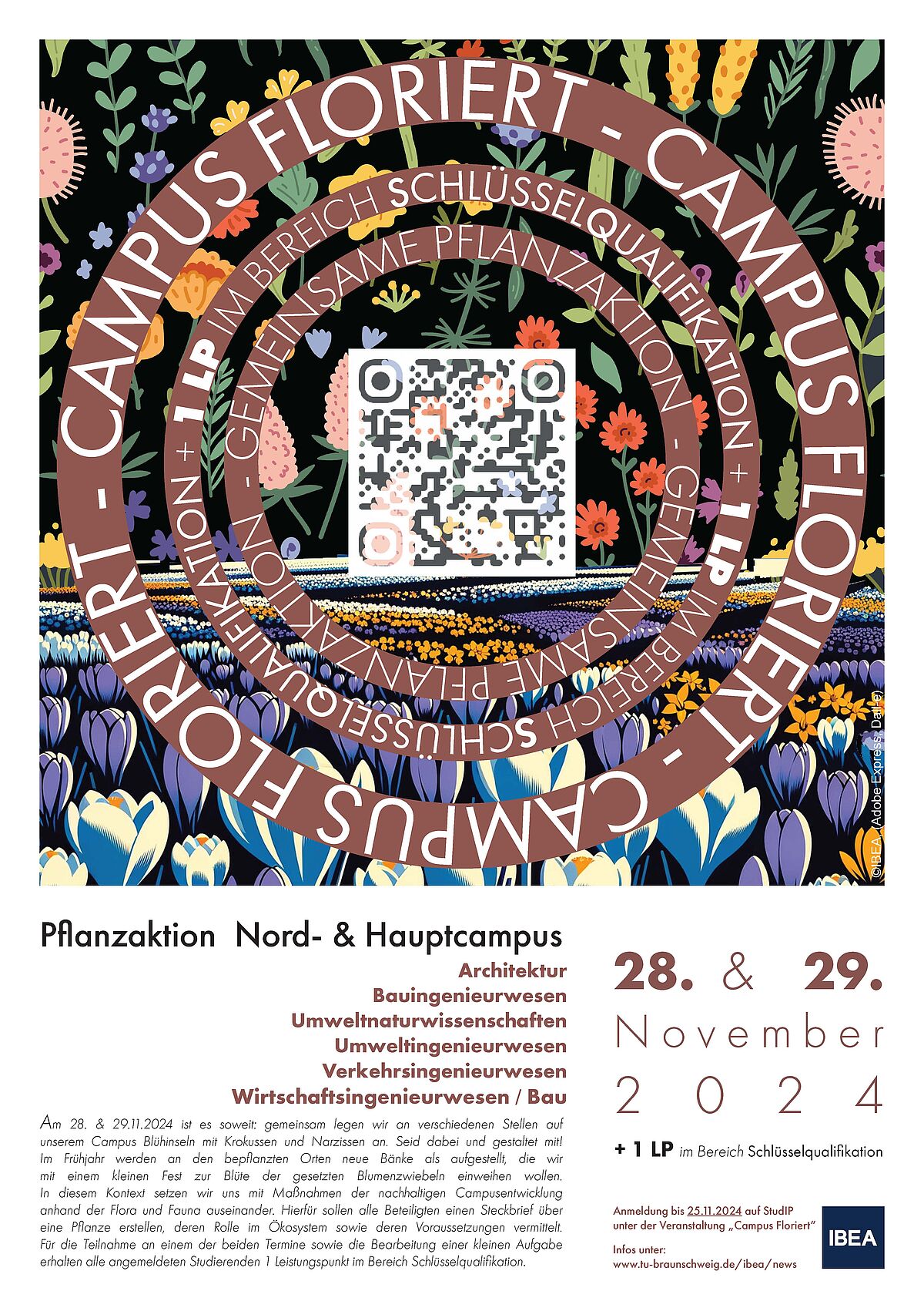 IBEA | Campus Floriert: Pflanzaktion am 28. & 29.11.2024