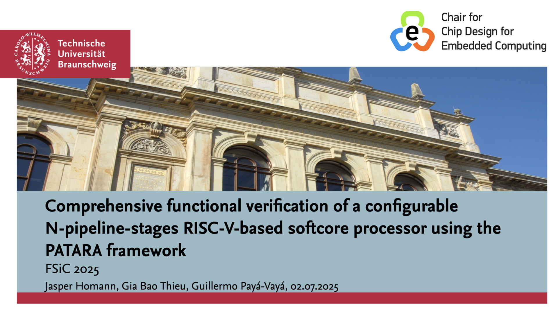 Jasper Homann präsentiert seine Forschung auf der FSiC2025