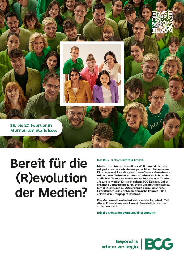 BCG entry-level event for women I 25-27.02.26 in Murnau am Staffelsee